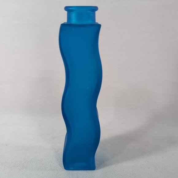 IKEA | Accents | Ikea Skamt Blue Vase Wavy Squiggly Bud Flower 99s ...